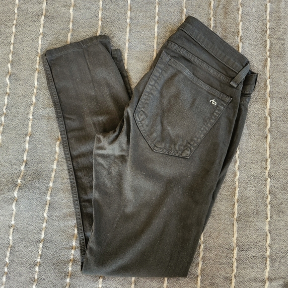 rag & bone | Jeans | Rag Bone Dark Olive Green The Dre Slim Boyfriend ...
